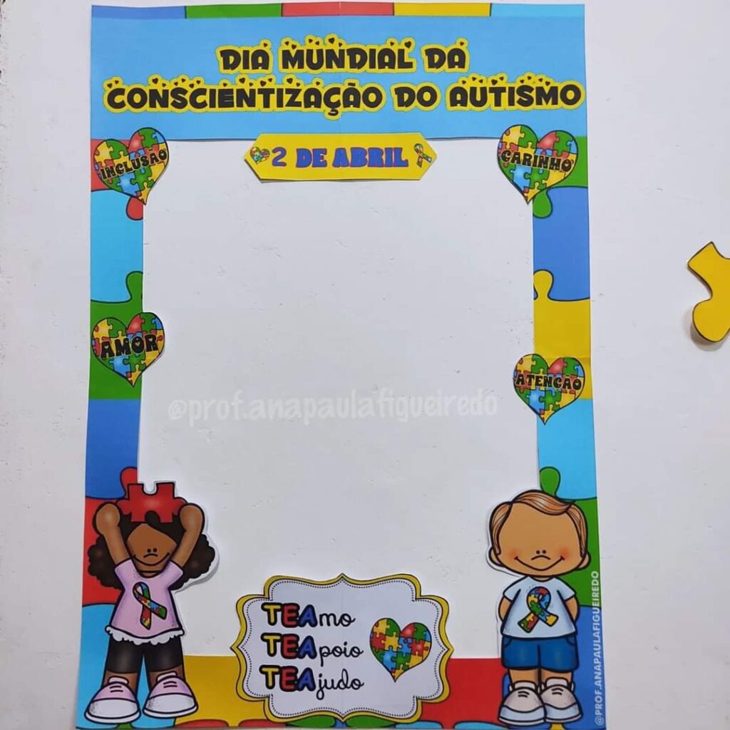 Mini kit Dia da Conscientização do Autismo - Profª Ana Paula Figueiredo